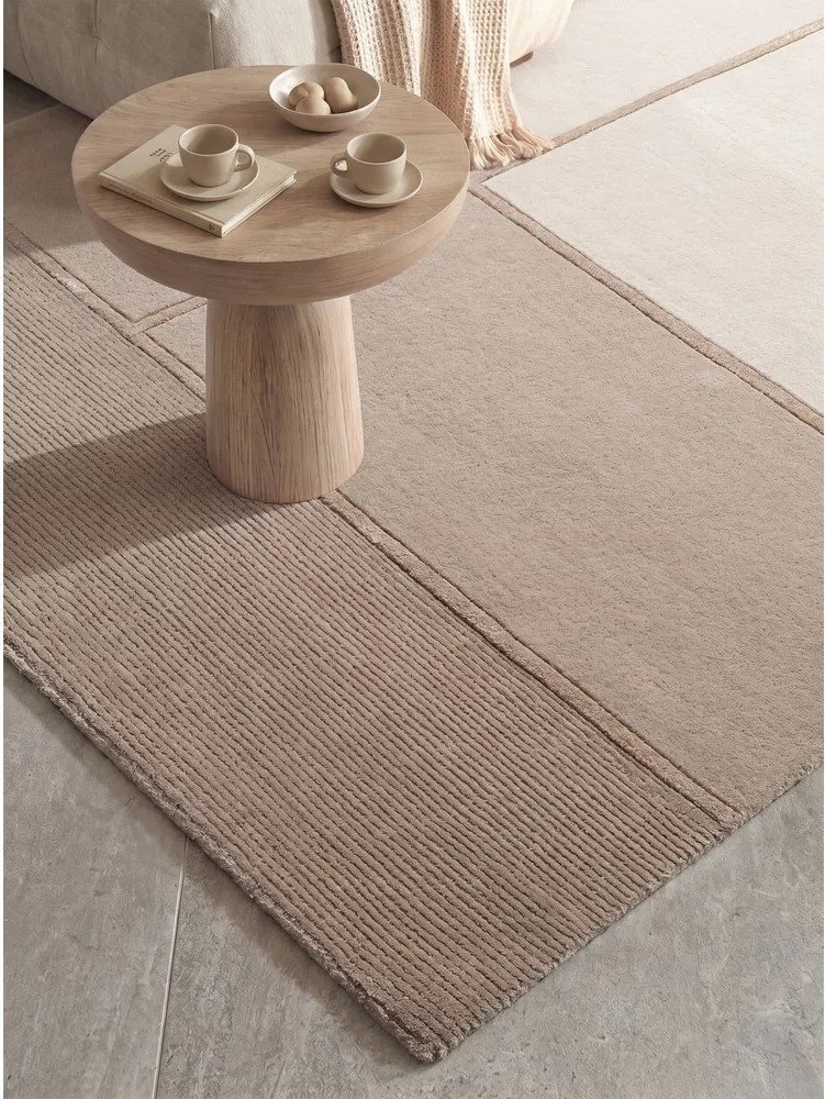 Hnědý/krémový koberec s příměsí vlny 120x170 cm Presilda – Villeroy&Boch