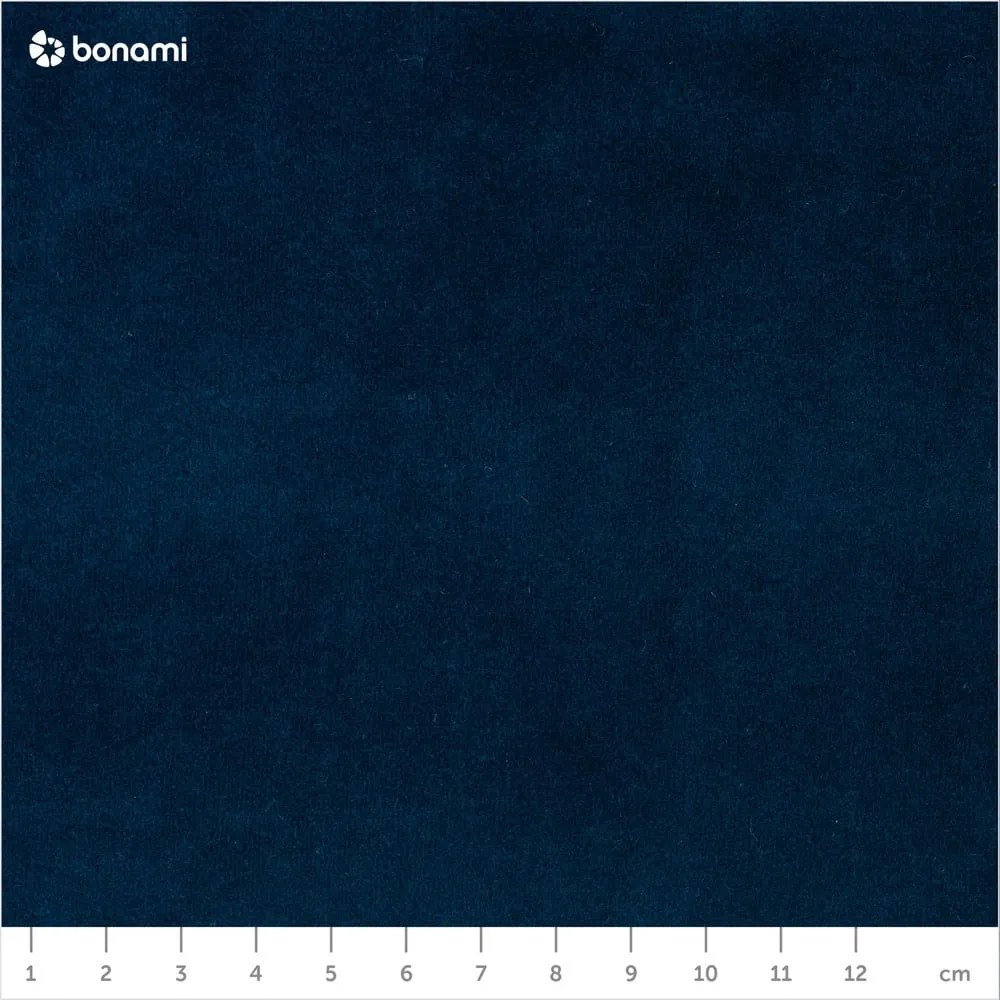 Modrá sametová lenoška Cosmopolitan Design Vienna, levý roh
