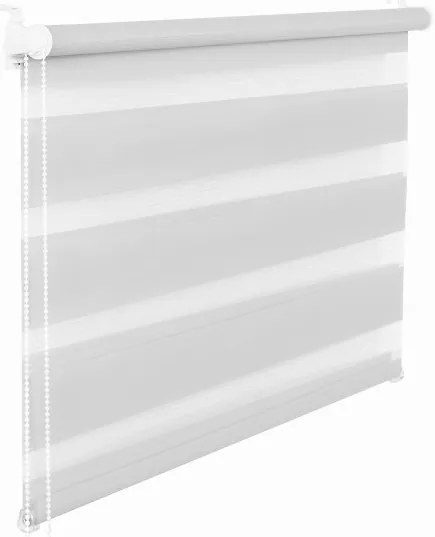 ZEBRA-SHOP Roleta DEN A NOC / MINI / PREMIUM / ŠEDÁ / BH 27 Barva mechanizmu: šedá, Výška: 220, Šířka: 120