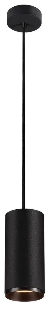 LA 1004346 NUMINOS® PD PHASE L vnitřní LED závěsné svítidlo černá/černá 3000 K 24° - BIG WHITE (SLV)
