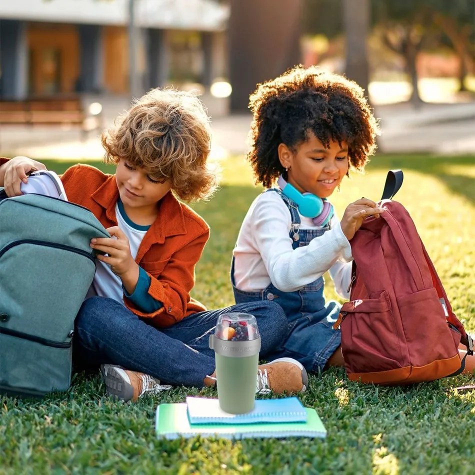 Westmark Dvoudílná dóza na svačinu, 700 ml, mátově zelená, S