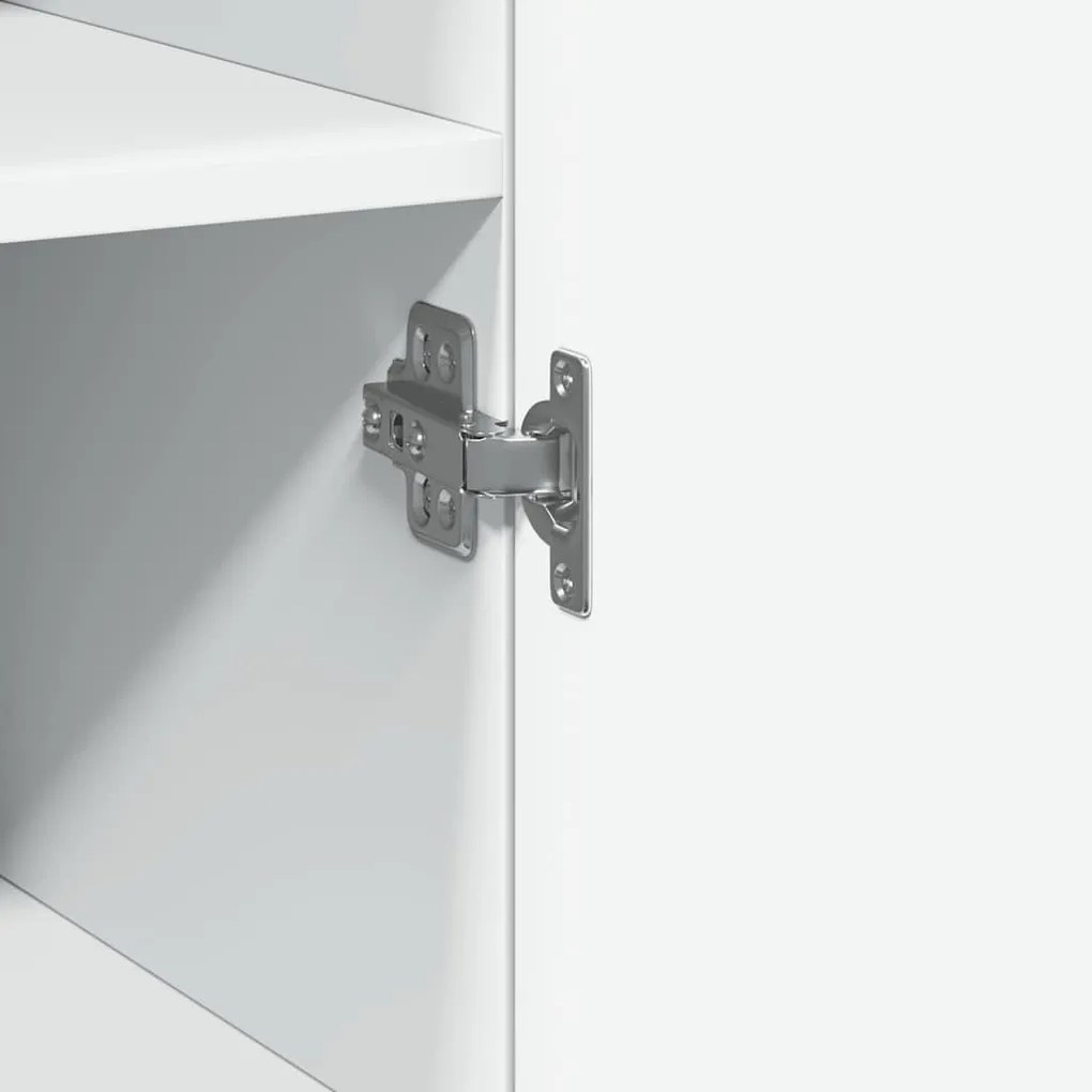 Skříň highboard bílá 45 x 42,5 x 185 cm kompozitní dřevo 3281406
