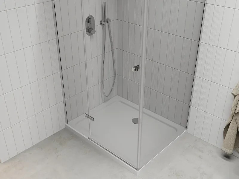 Mexen Roma sprchový kout 120 x 90 cm, čiré sklo-chromový profil + sprchová vanička, 854-120-090-01-00-4010