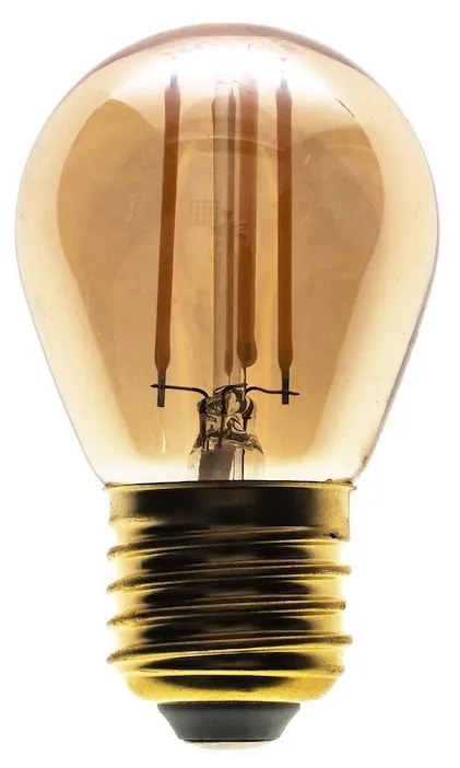 Dekorační LED žárovka E27 teplá 2700k 4w 400 lm jantarová