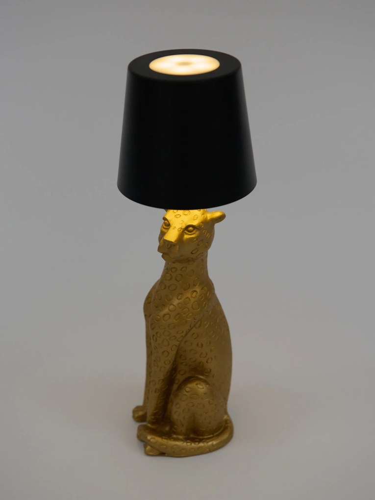 Sinsay - Stolní lampa ve tvaru geparda - zlatá