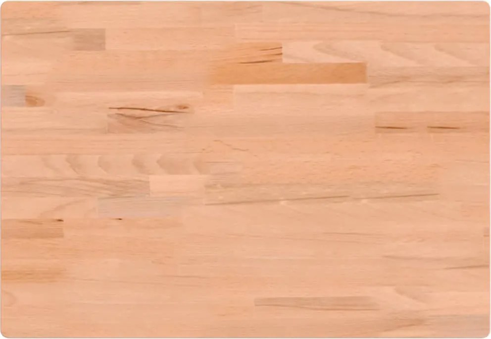 Pracovní stůl 80 x 55 x 81,5 cm masivní bukové dřevo a kov 3188903