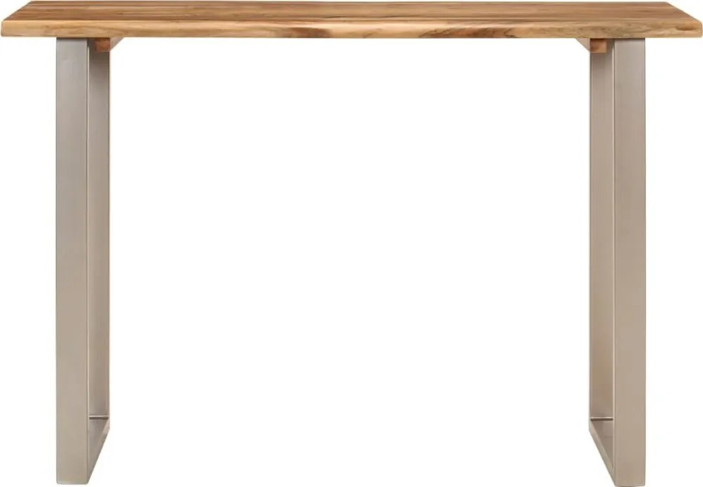 vidaXL Jídelní stůl 110 x 50 x 76 cm masivní akáciové dřevo [350293]