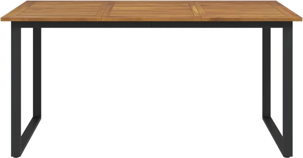Zahradní stůl s nohami ve tvaru U 160x80x75 cm masivní akácie 319512