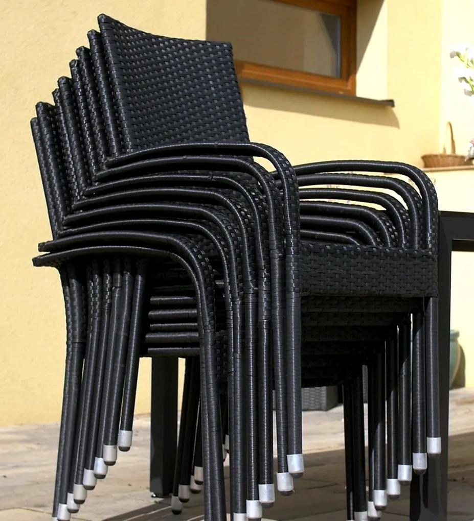 Nábytek Texim Nábytek Antonio Nábytek na zahradu ratan - stůl VIKING XL + 8x židle PARIS