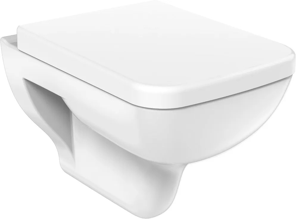 Aqualine Bene WC závěsné 35,5x51 cm, bílá, BN320