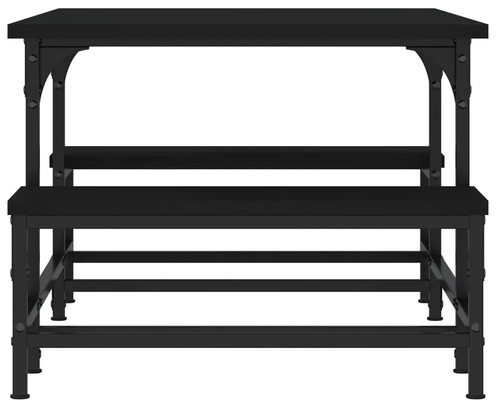 Konferenční stolek černý 100 x 50,5 x 40 cm kompozitní dřevo - Default Title