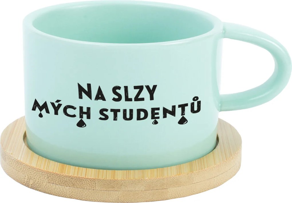 NA SLZY MÝCH STUDENTŮ - mint hrníček makronka 200 ml