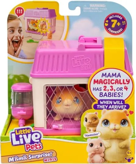Little Live Pets Máma Surprise Minis Křečci Moose 26626