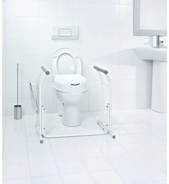 Ridder - Opěrná mobilní madla k WC 66x71,5 cm bílá