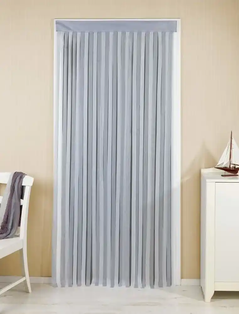 Závěs do dveří, 90 x 200 cm, šedý | BIANO