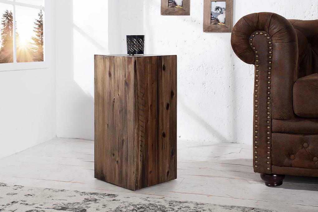 Odkládací stolek Kolumo, 50 cm akácie