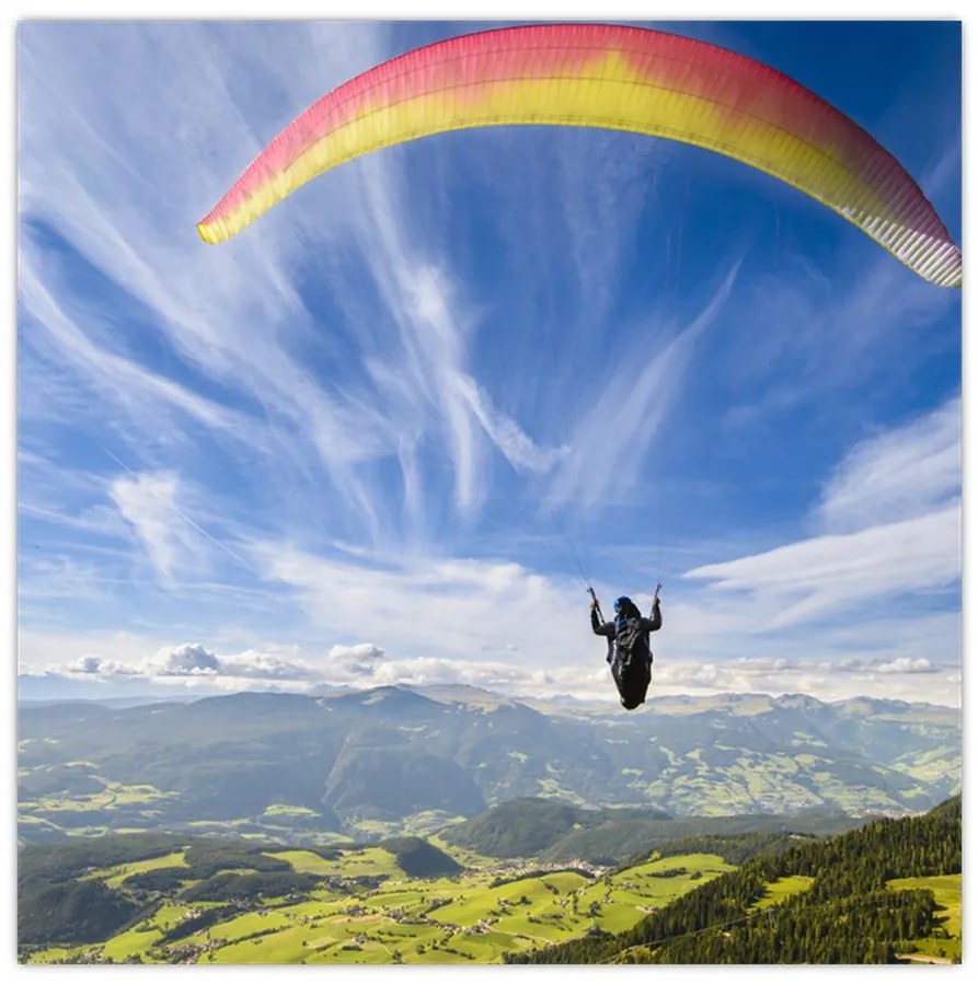 Obraz - Paragliding (30x30 cm)