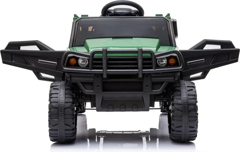 LEAN CARS Bateriové autíčko BDM0926 LED MP3 dálkové zelené