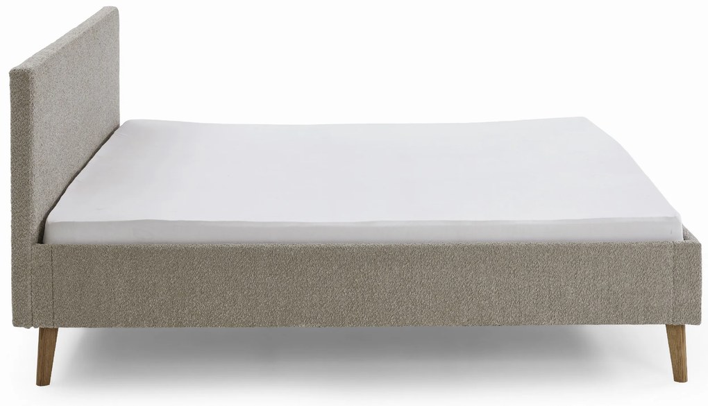 MEISE MÖBEL Čalouněná postel KRETA 180x200cm taupe 2162-10-5000