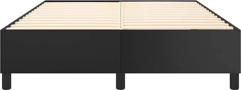 Rám postele s boxspringem černá 140 x 190 cm umělá kůže 3121041