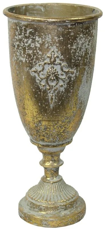 Zlatá váza s patinou 97136