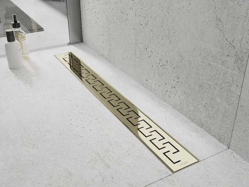 Mexen Flat M15 lineární odtok 50 cm, zlatý - 1524050-15