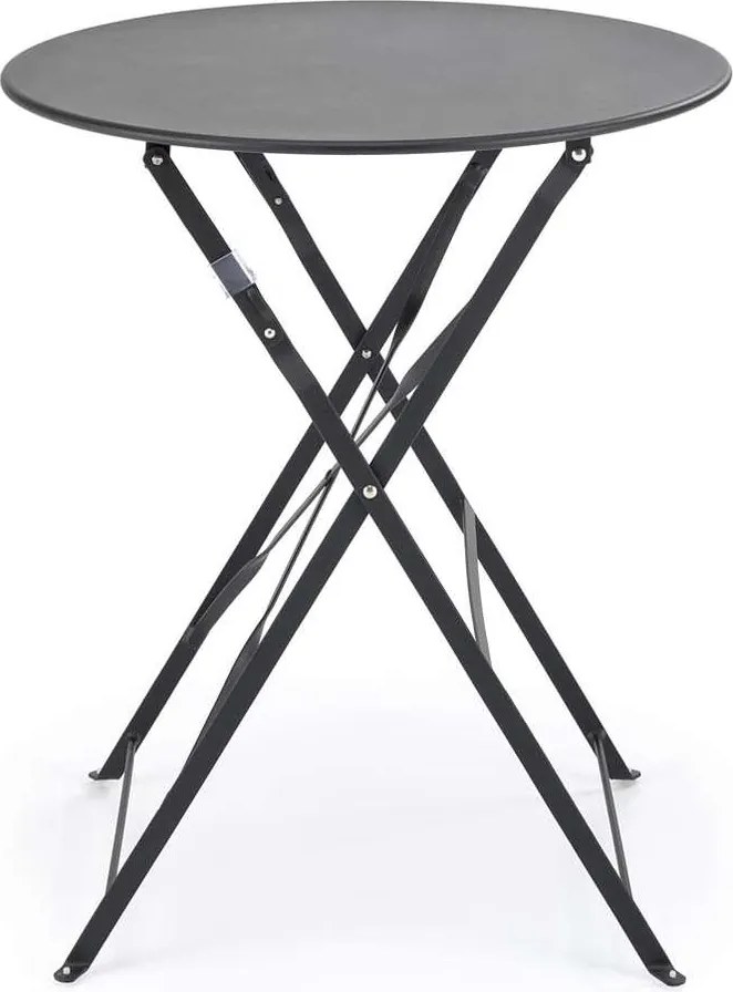 Zahradní balkonový set Perivoli - 2 židle, černá