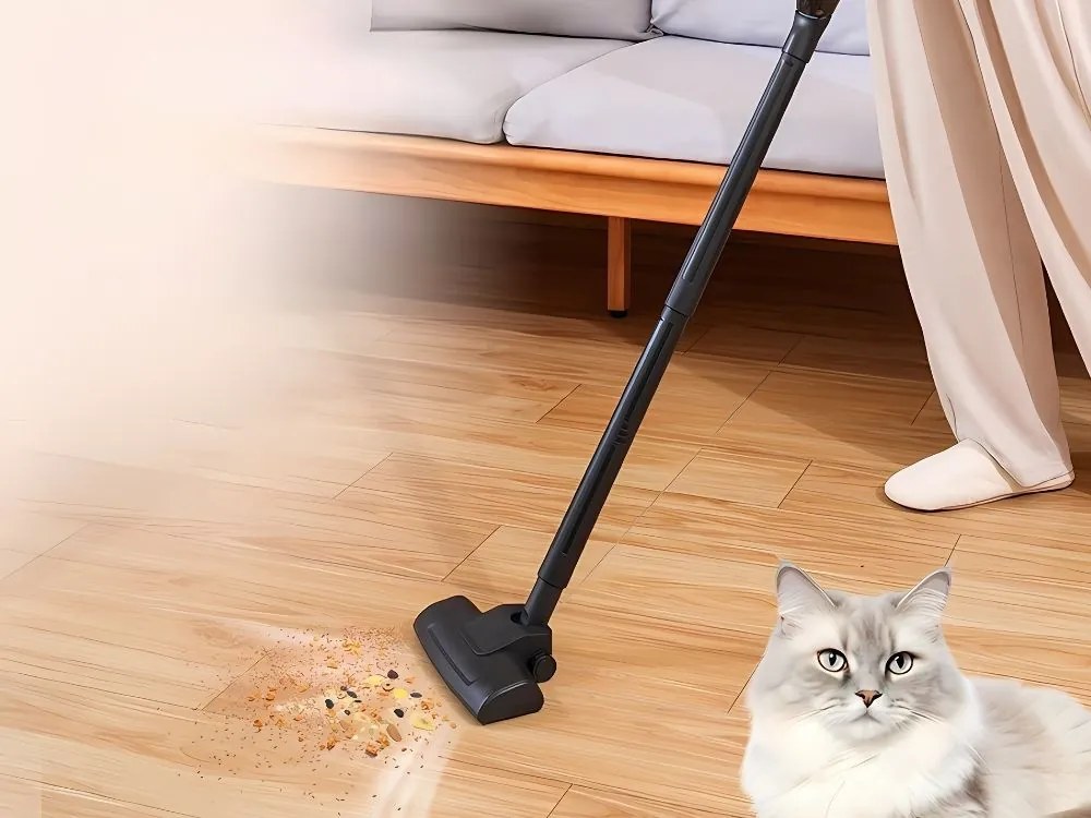Verk Group Bezdrátový vertikální vysavač bez sáčku, výkonný, lehký, 100 w, sada nástavců