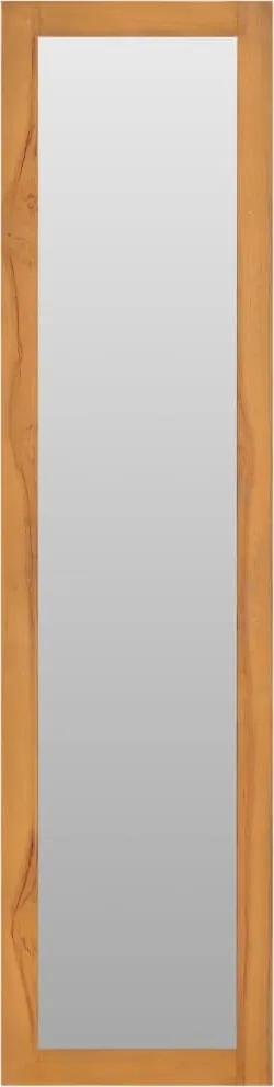 vidaXL Nástěnné zrcadlo s poličkami 30 x 30 x 120 cm masivní teak [289070]