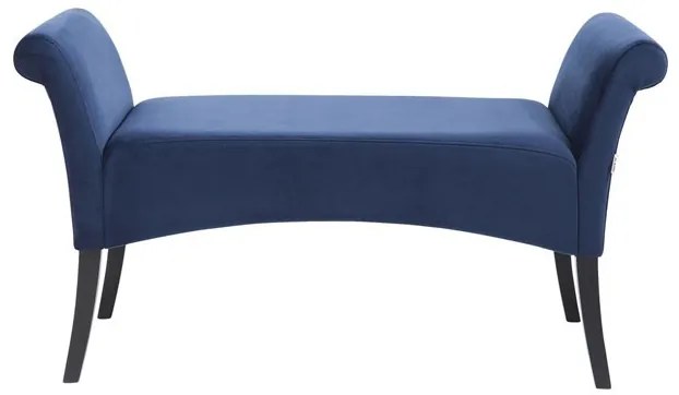 KARE DESIGN Lavice Motley Velvet modrá 61 × 110 × 40 cm
