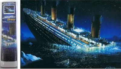 NORIMPEX Diamantové malování Titanic / 30x40 cm
