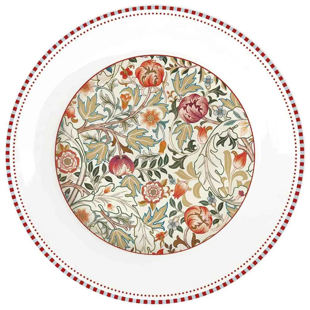 Easy Life Porcelánový dezertní talíř William Morris Natural - 19cm