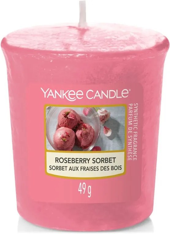 Yankee Candle - votivní svíčka Roseberry Sorbet