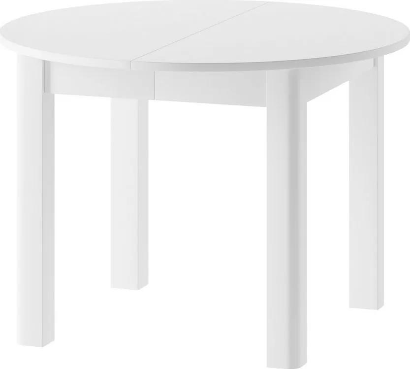 Casarredo - Komfort nábytek Rozkládací jídelní stůl SAPRI, kulatý, bílá