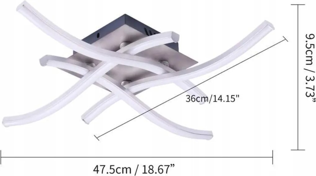 Allomn stropní svítidlo Led 24 W