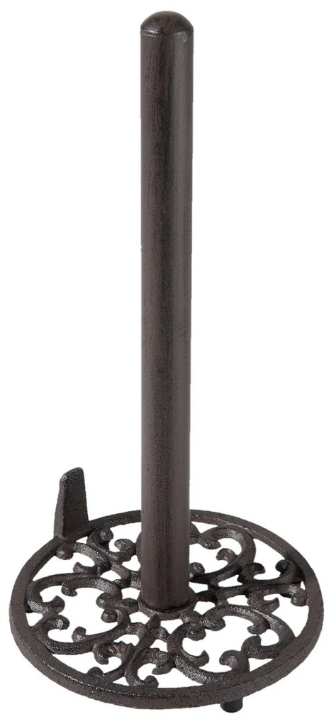 Kovový stojan na kuchyňské utěrky se zarážkou - Ø 16*32 cm