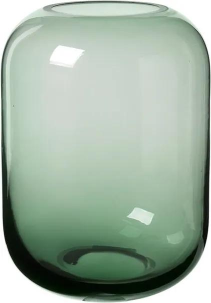 Blomus Skleněná váza OVALO 15,5 cm zelená