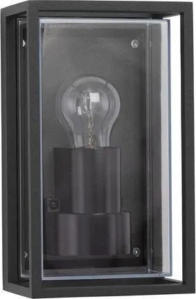 NV 9492760 Venkovní nástěnné svítidlo REGINA antracitový hliník čirý a matný akryl E27 1x12W 220-240V bez žárovky IP65 - NOVA LUCE