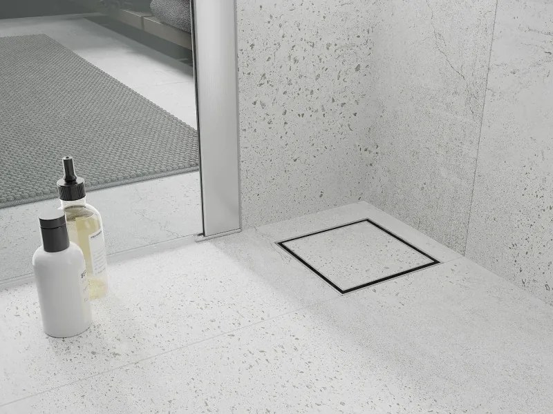 Mexen Flat-Q M13 podlahový vpust čtvercový 15 x 15 cm, inox - 1010015