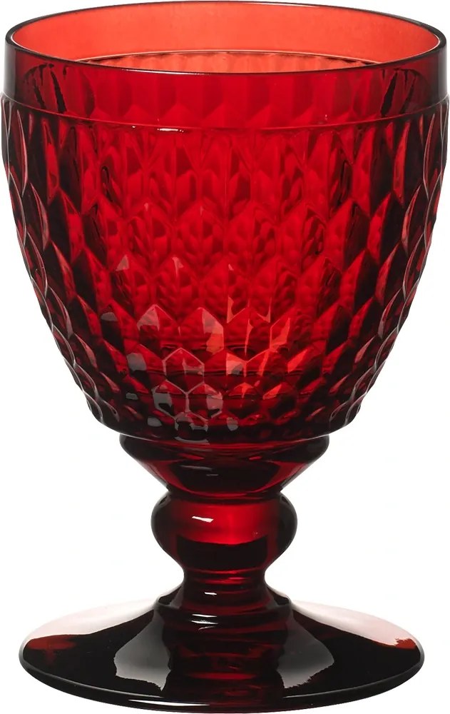 Villeroy&Boch Boston coloured sklenice na vodu red 99 mm, 250 ml
