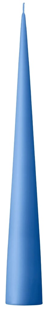 ester & erik Svíčka Cone 37 cm – 37 Moon Blue, modrá barva, vosk