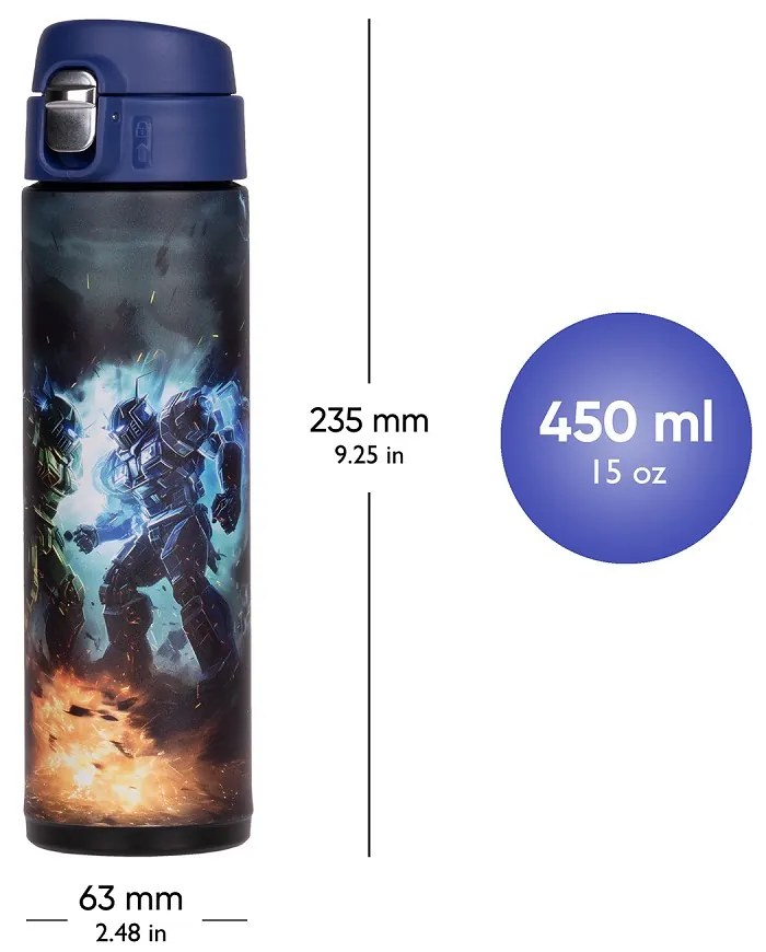 BAAGL - termoska Roboti, 450 ml