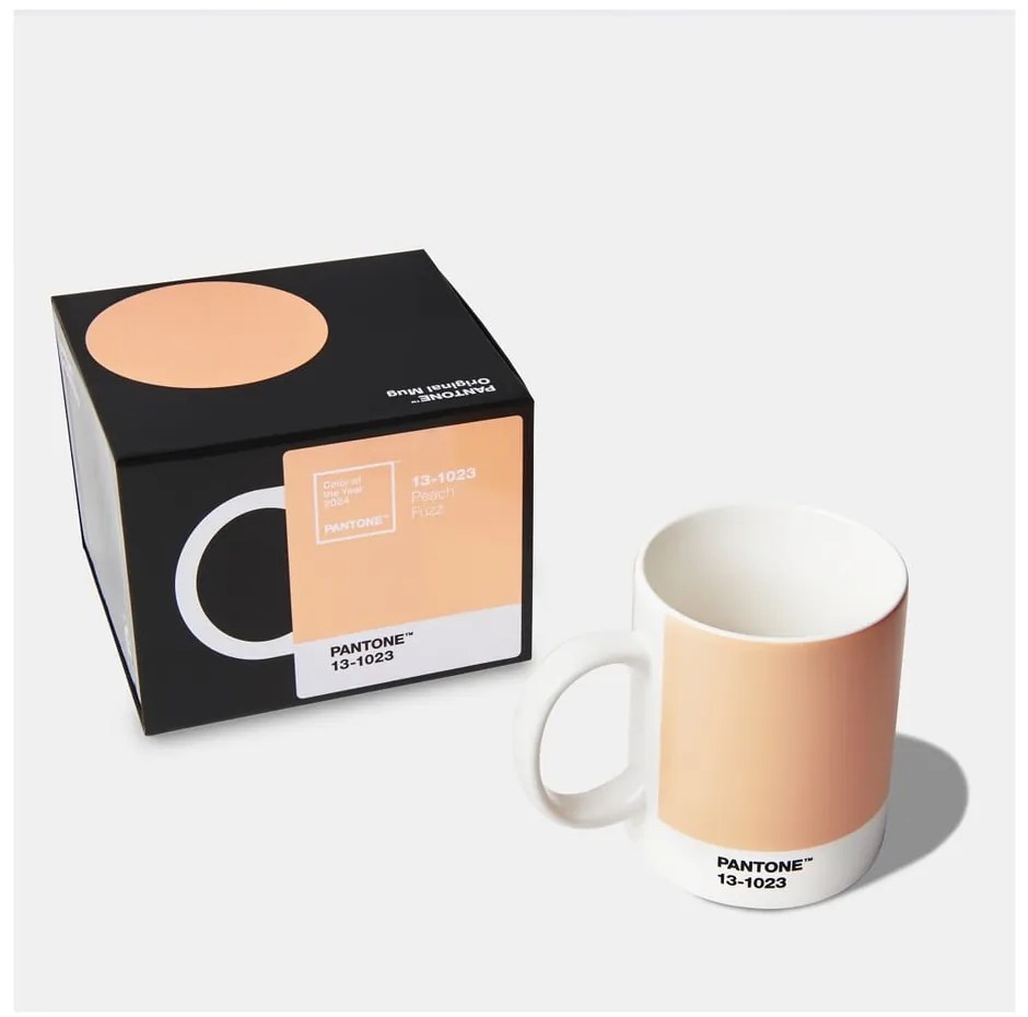 Broskvový porcelánový hrnek 375 ml Peach Fuzz 13-1023 – Pantone