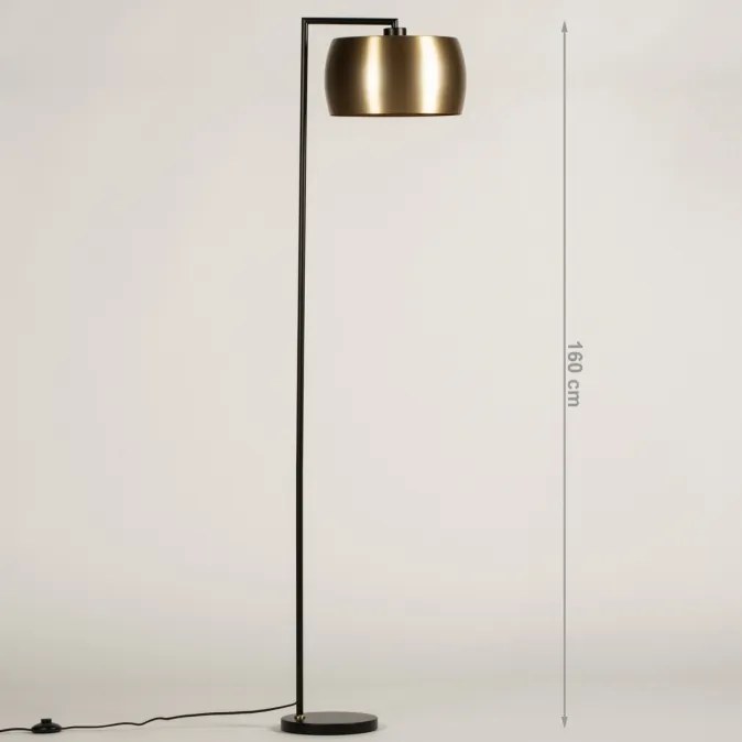 Stojací designová lampa Pallas Bond Gold
