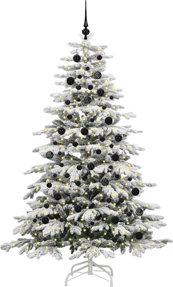 Umělý Skládací Vánoční Strom Bílá 210 cm PE a PVC 3395650