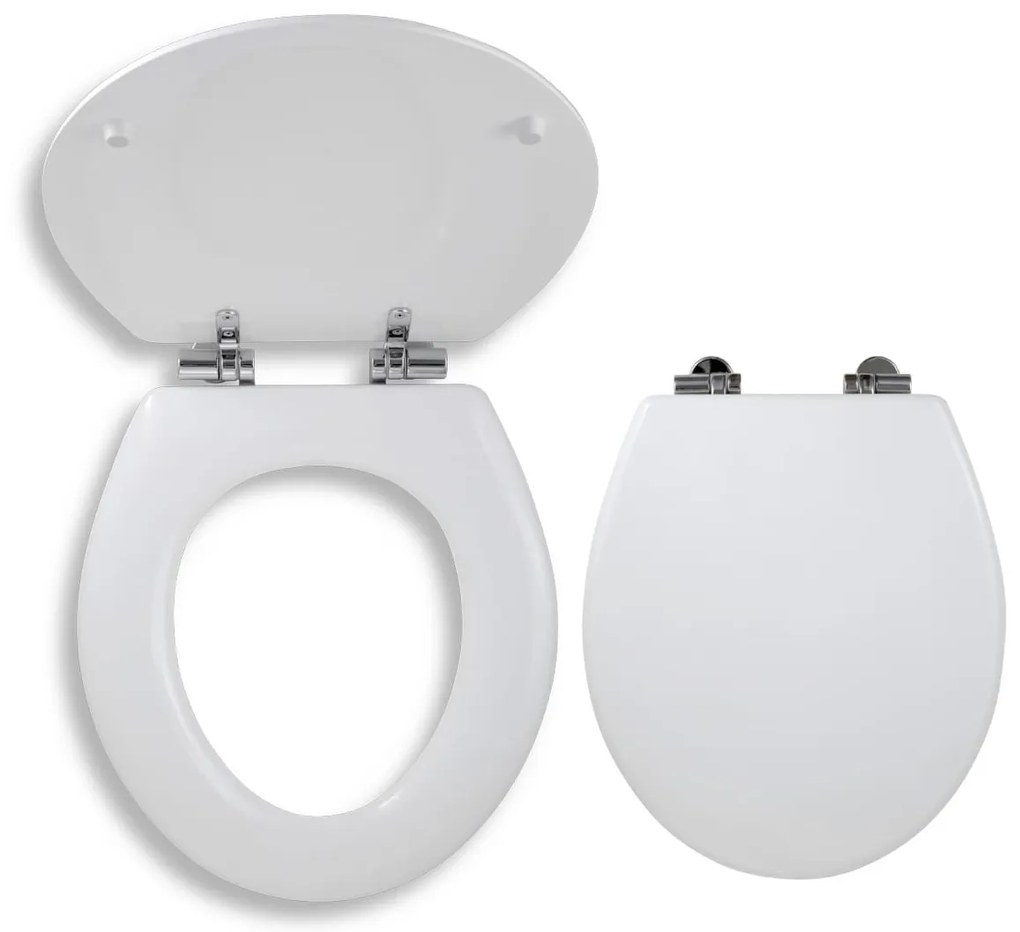 Wc prkénko Novaservis dřevo bílá WC/SOFTLYRA