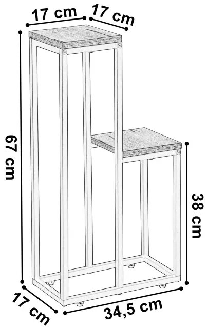 Stojan na květiny HAZEL CRAFT