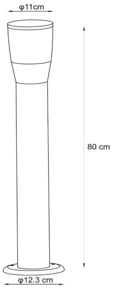 Lucide 14892/80/30 - Venkovní lampa NINKE 1xGU10/5W/230V IP54