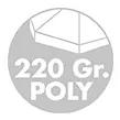 Zahradní výkyvný slunečník s boční tyčí Doppler Protect 300x300P - fialový