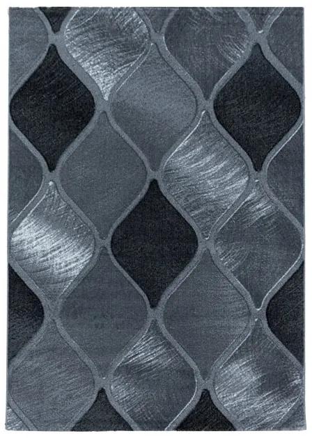 Vopi | Kusový koberec Costa 3530 black - 80 x 250 cm